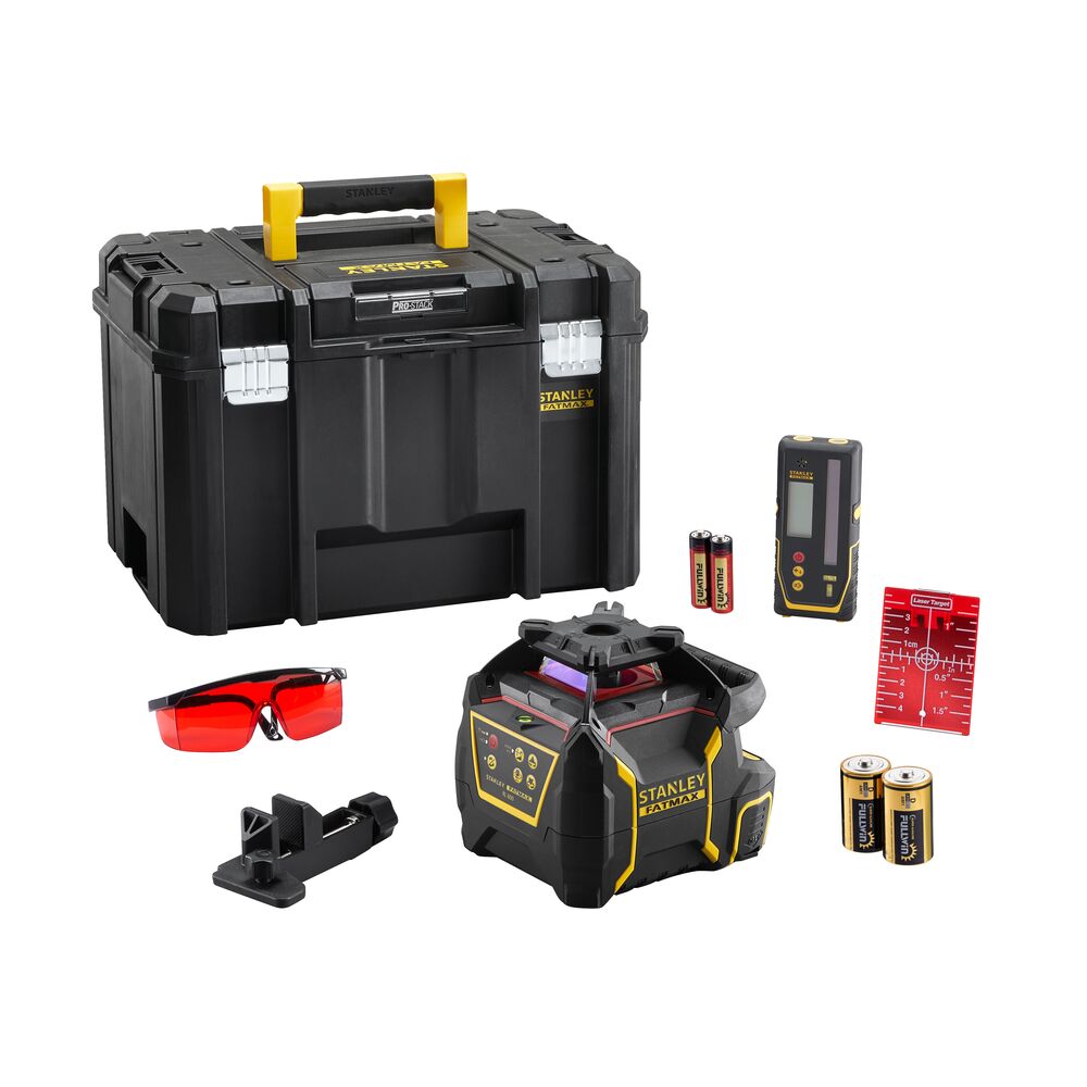 FATMAX Rotary Laser RL600 Alkaline Red STANLEY FMHT77446 1